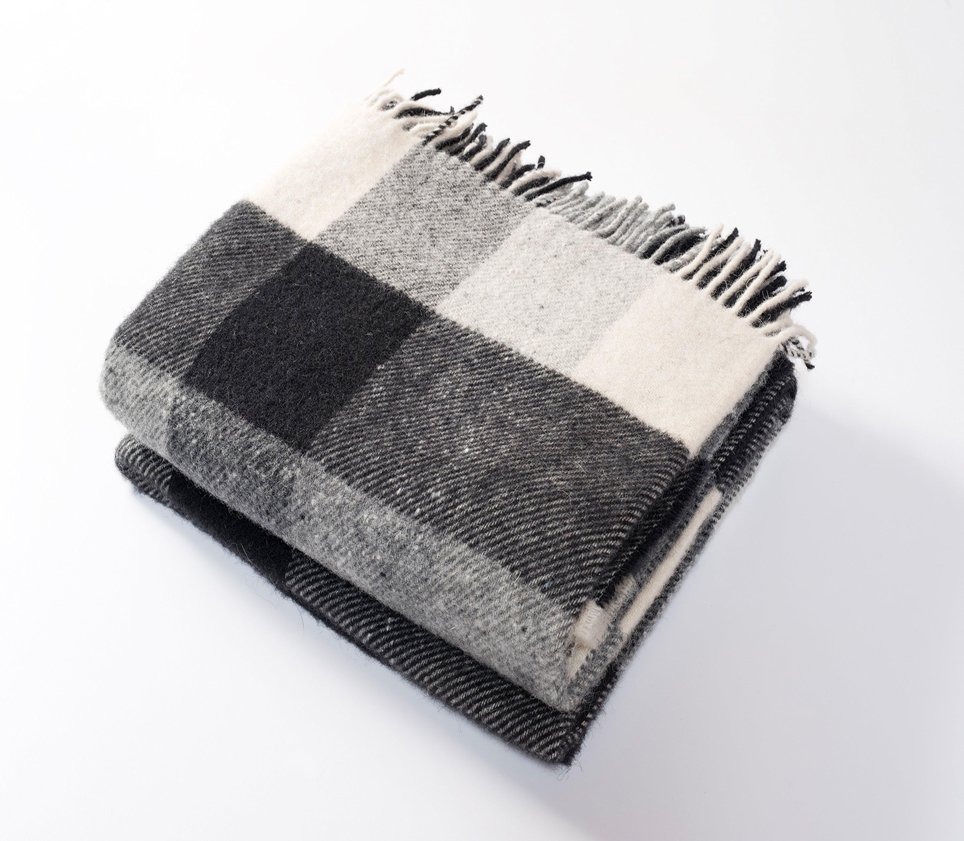 Classic Check Throw Black/Cream – Harlow Henry