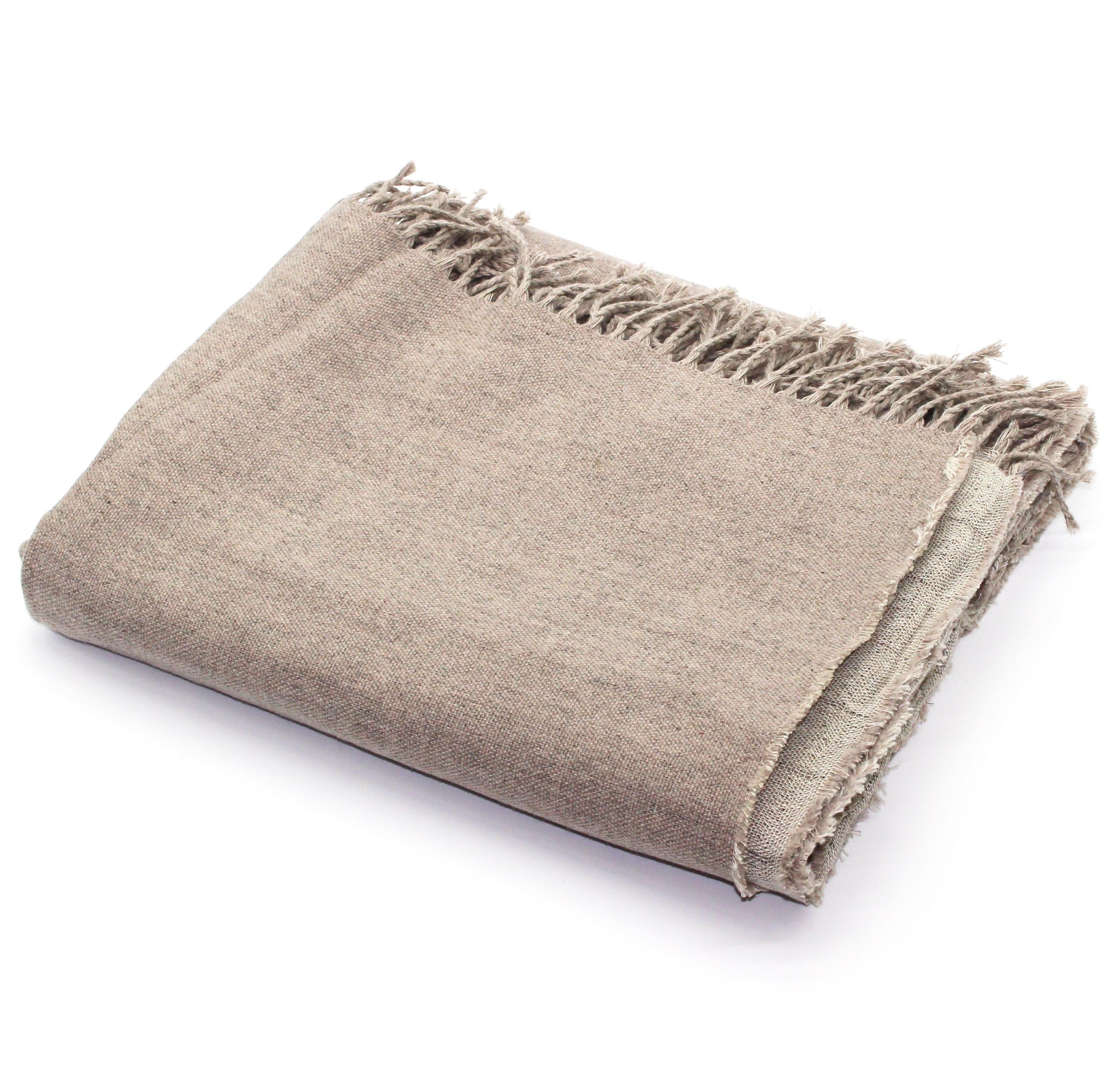 Linen/Merino Wool Reversible Throw in Linen – Harlow Henry